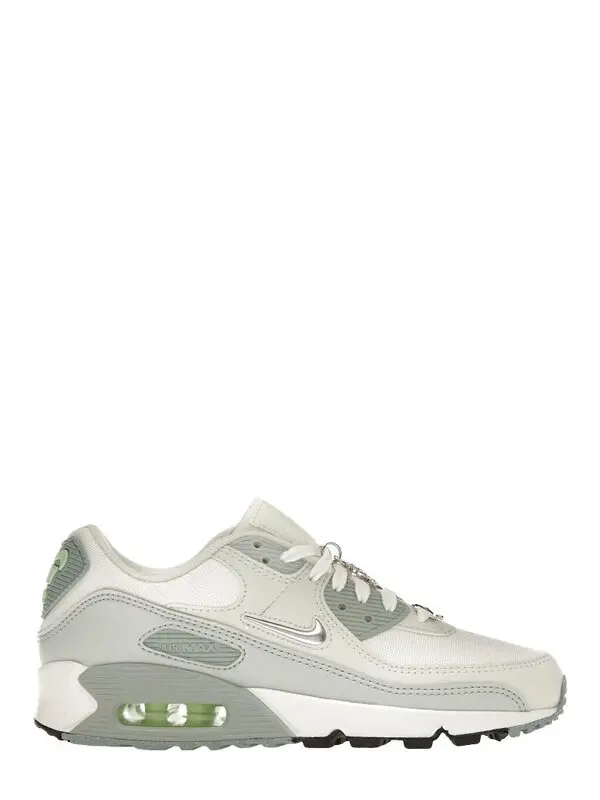 Nike Air Max 90 Se Molten Metal Sneakers - Sail/metallic Silver/sea Glass