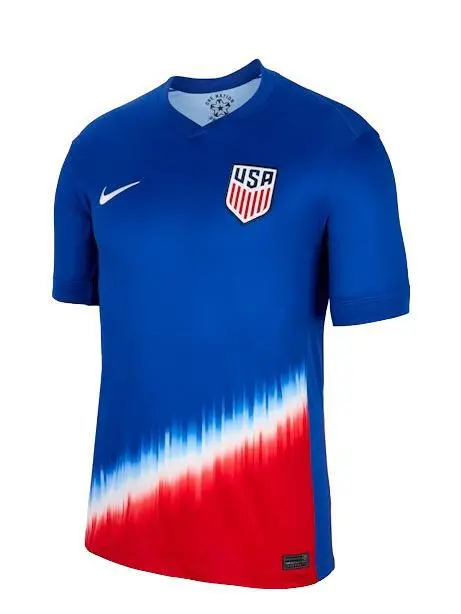 Nike Usmnt 2024 Stadium Away Replica Jersey - Old Royal/sport Red/white