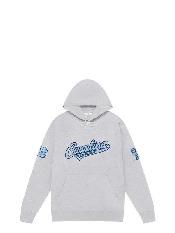 OVO X Ncaa Unc Tar Heels Hoodie - Ash Heather Grey