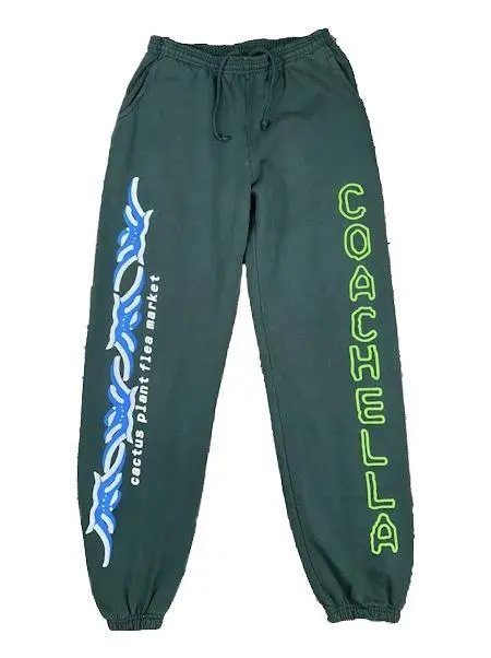 CACTUS PLANT FLEA MARKET Coachella Weekend 2 Sweatpants - Green