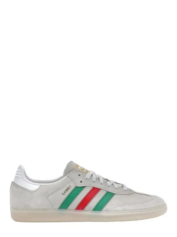 Adidas Samba Og Italy Sneakers - Crystal White/green/better Scarelet Red