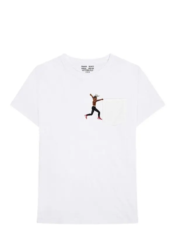 TRAVIS SCOTT X Virgil Abloh A Thread Tee Shirt - White