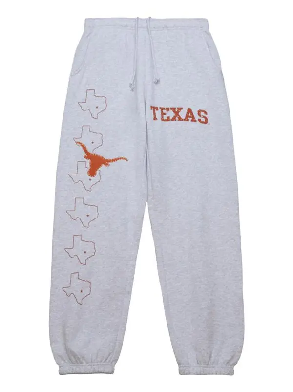 TRAVIS SCOTT X Mitchell & Ness Texas Longhorns Classic Sweatpants - Heather Gray