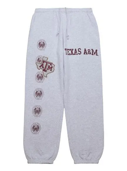 TRAVIS SCOTT X Mitchell & Ness Texas A&m Aggies Classic Sweatpants - Heather Gray