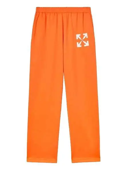 Off-White Arrow Printed Track Pants - Orange