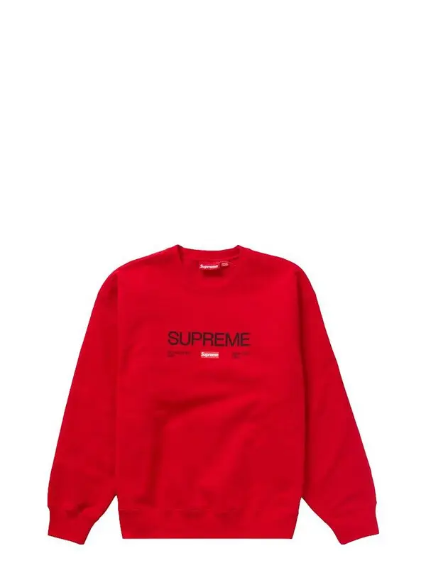Supreme Established Crewneck Sweatshirt - Red