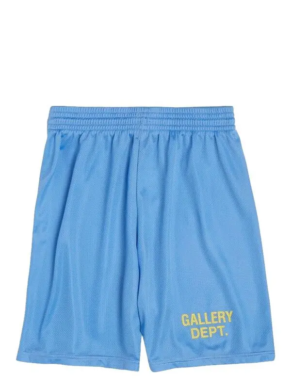 GALLERY DEPT. Studio English Logo Gym Shorts - Blue