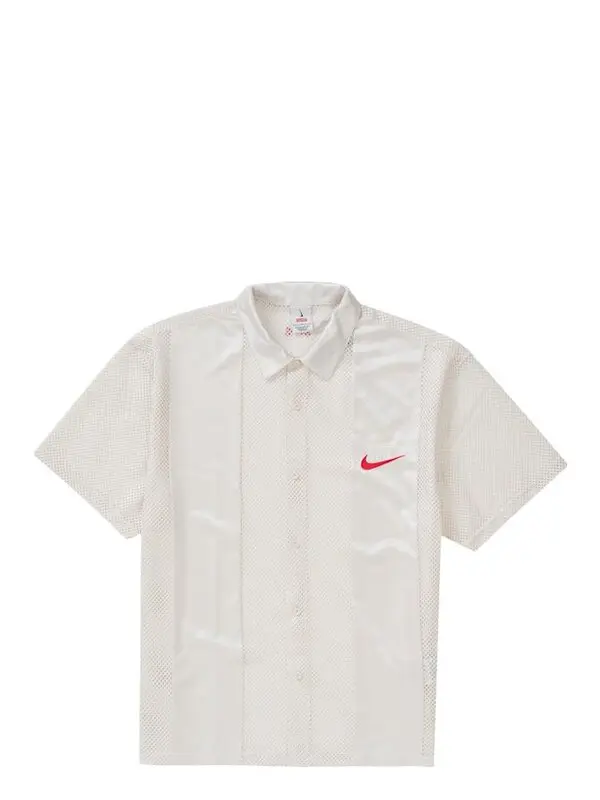 Supreme Nike Mesh Short Sleeve Shirt - White
