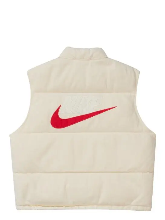 Supreme Nike Denim Puffer Vest - Natural