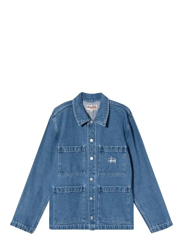StÜssy Denim Chore Jacket - Blue