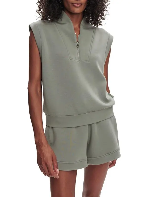 Varley Loretta Sleeveless Half-zip - Shadow
