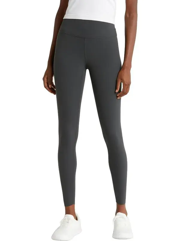 FREE FLY All Day 7/8 Leggings - Black Sand