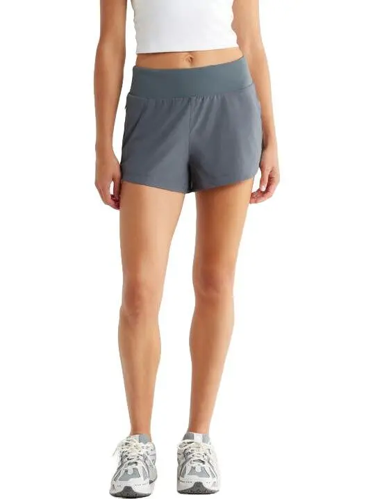 FREE FLY Active Breeze Upf 50+ Shorts - Storm Cloud