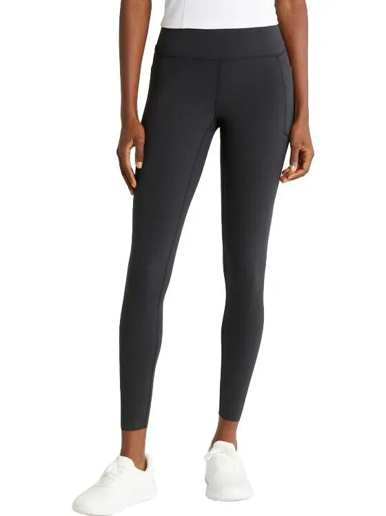 FREE FLY All Day Pocket 7/8 Leggings - Black