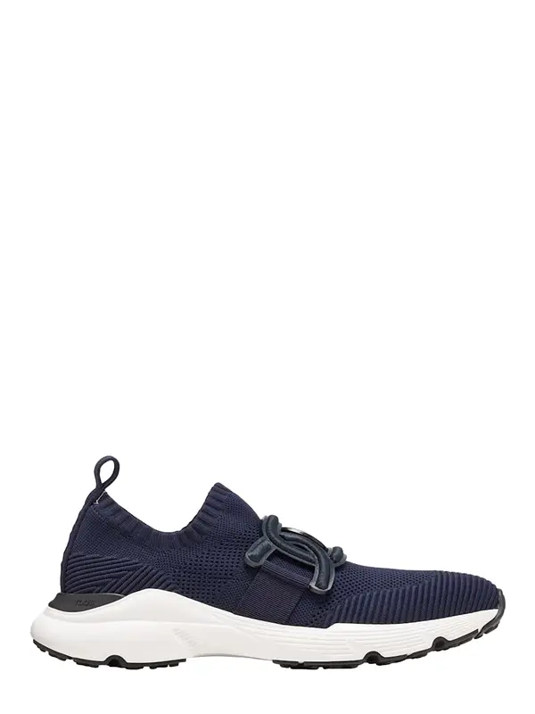 TOD'S Stretch Knit Chain Runner Sneakers - Galassia Scuro