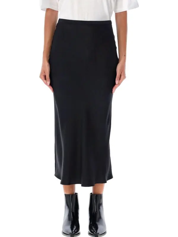 ANINE BING Straight Skirt - Black