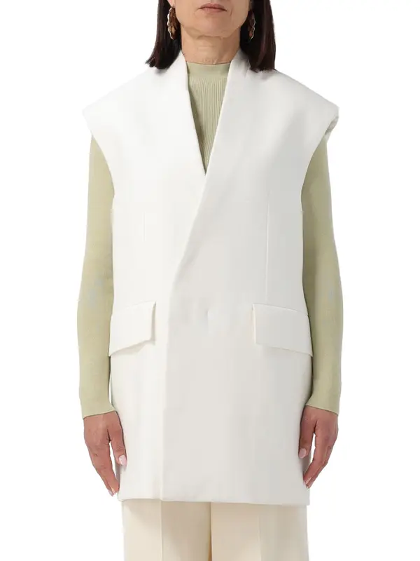 JIL SANDER Waistcoat - White