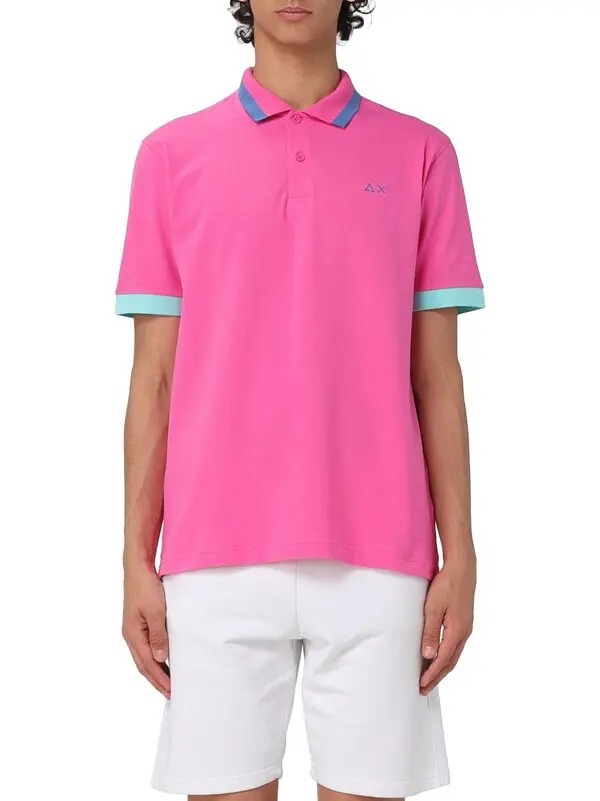 SUN 68 Polo Shirt - Fuchsia