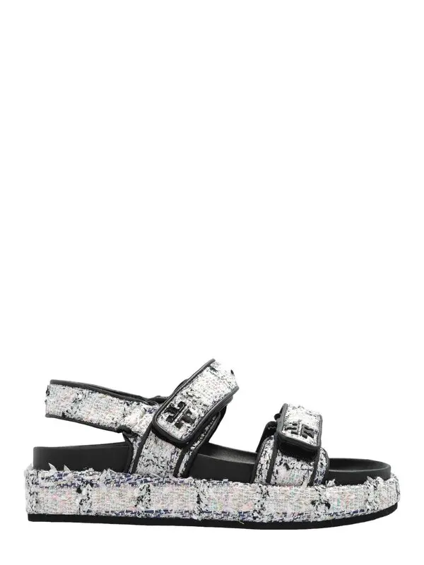 Tory Burch Kira Sport Platform Sandals - Black