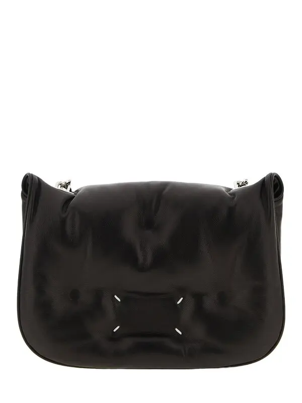 MAISON MARGIELA Glam Slam Flap Shoulder Bag - Black