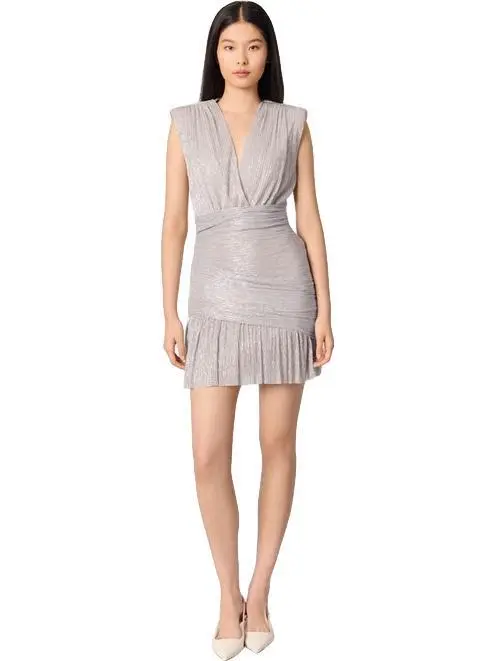 Maje Mini Dress - Metallic