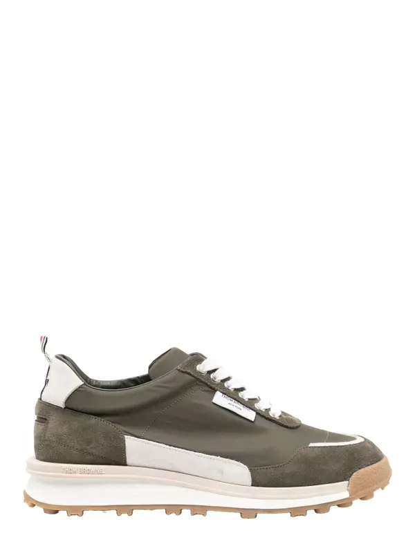 Thom Browne Alumni Suede Sneakers - Green