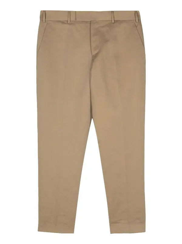 PT TORINO Rebel Cropped Trousers - Brown
