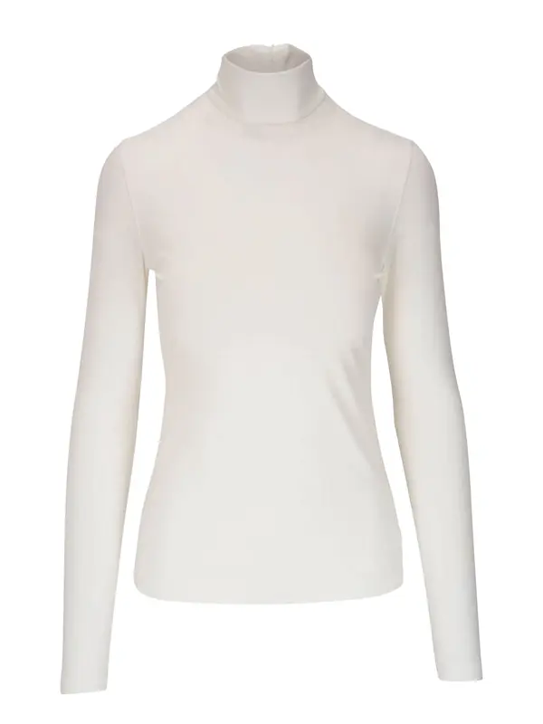Akris High-neck Top - White