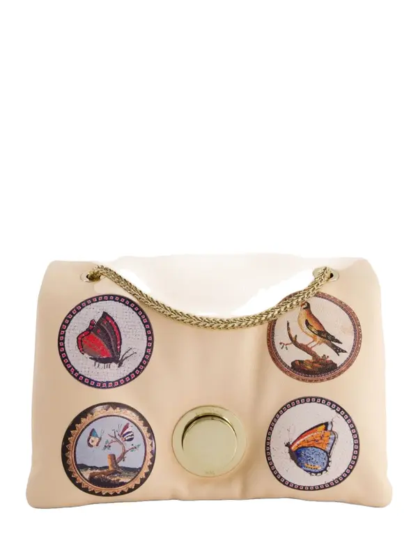 Giambattista Valli Micromosaic-print Shoulder Bag - Neutrals