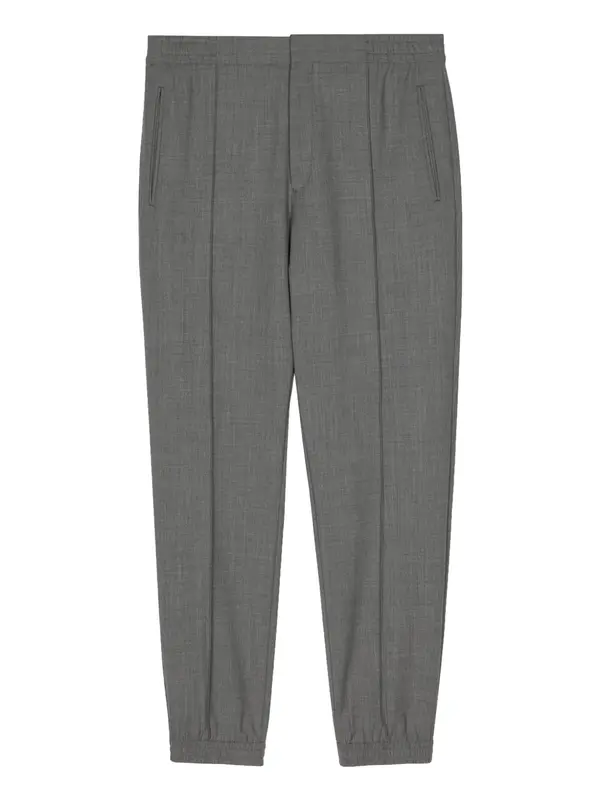 Paul Smith Pleat-detail Tapered Trousers - Grey
