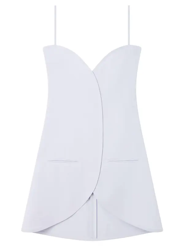 COURREGES Ellipse Mini Dress - Blue