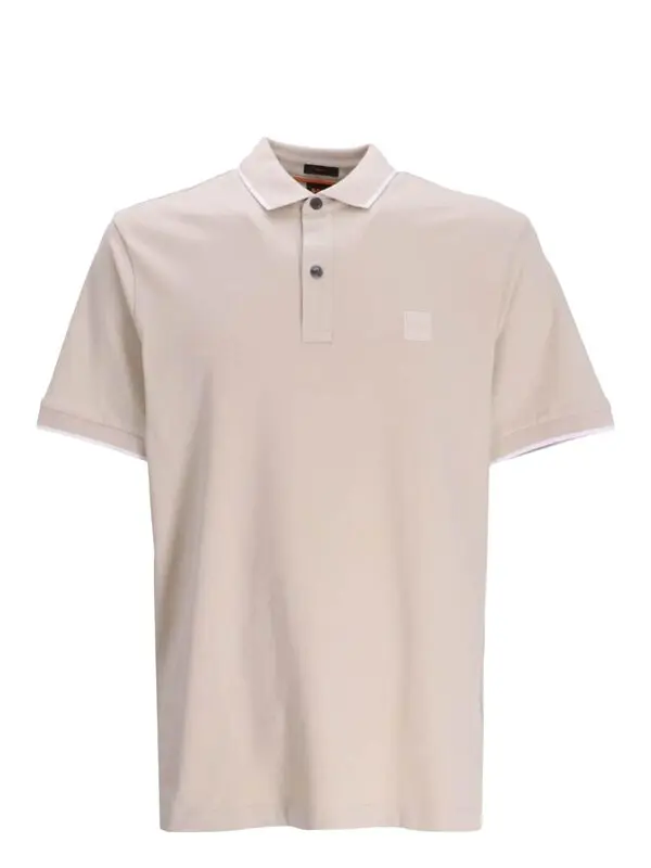 BOSS Appliqué-logo Polo Shirt - Neutrals