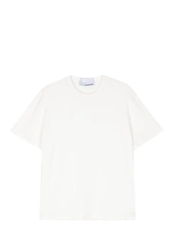 COSTUMEIN Short-sleeve Cotton T-shirt - White