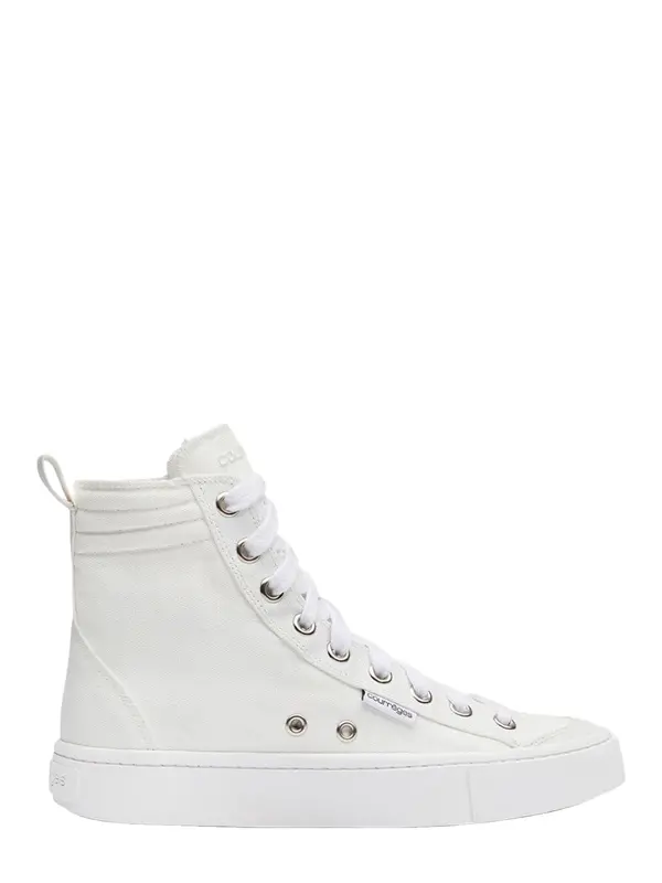 COURREGES Panelled Canvas Sneakers - White