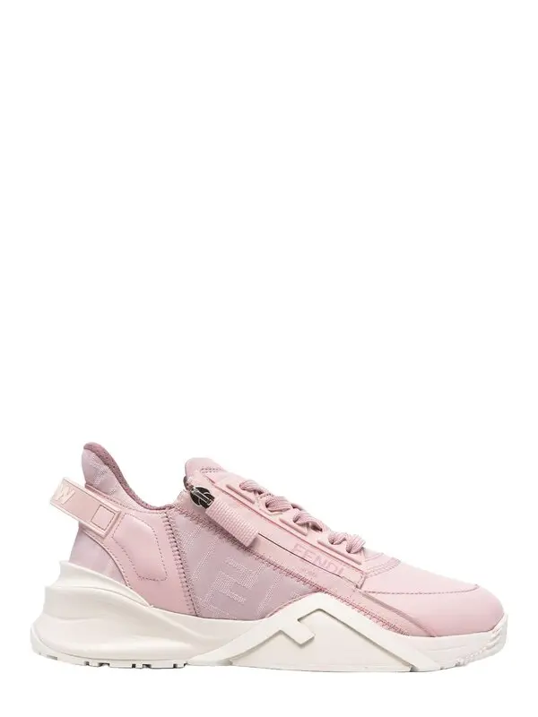 Fendi Flow Leather Sneakers - Pink