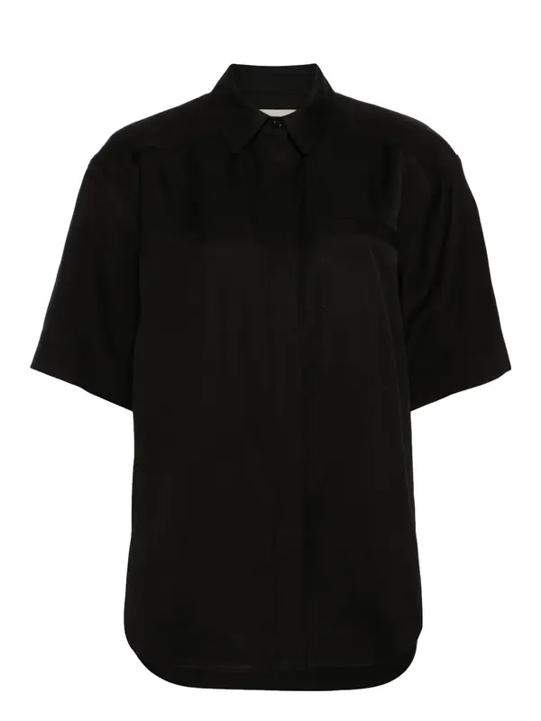 Loulou De Saison Canvas Shirt - Black