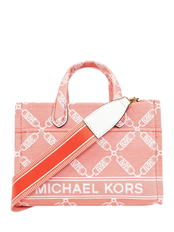 Michael Kors Small Gigi Jacquard Tote - Pink
