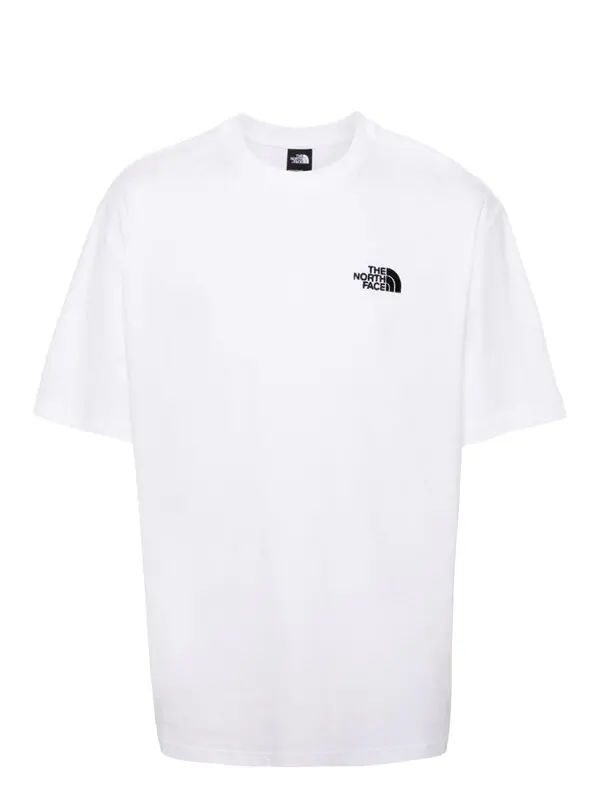 The North Face Logo-embroidered Cotton T-shirt - White