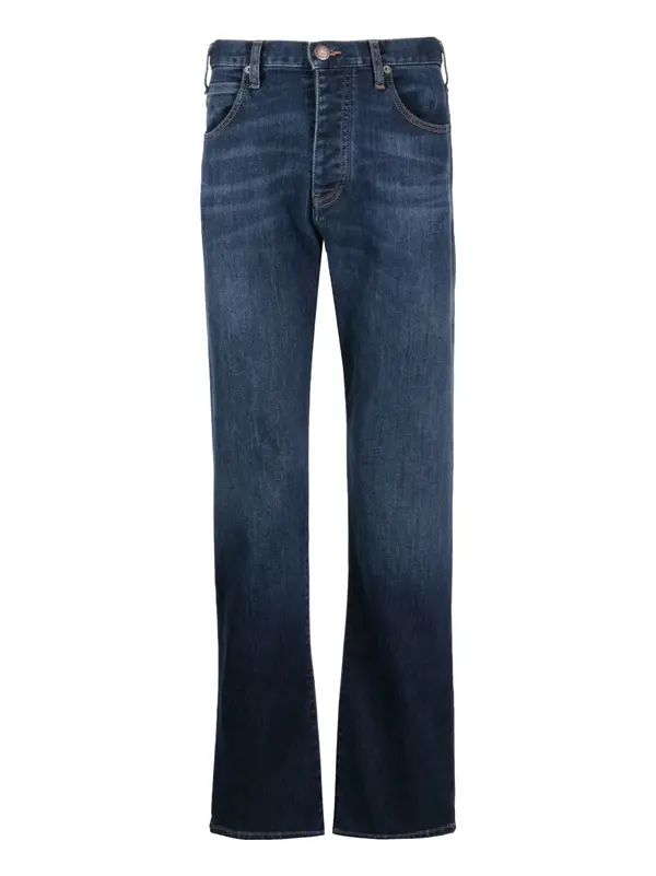 Emporio Armani Straight-leg Jeans - Blue