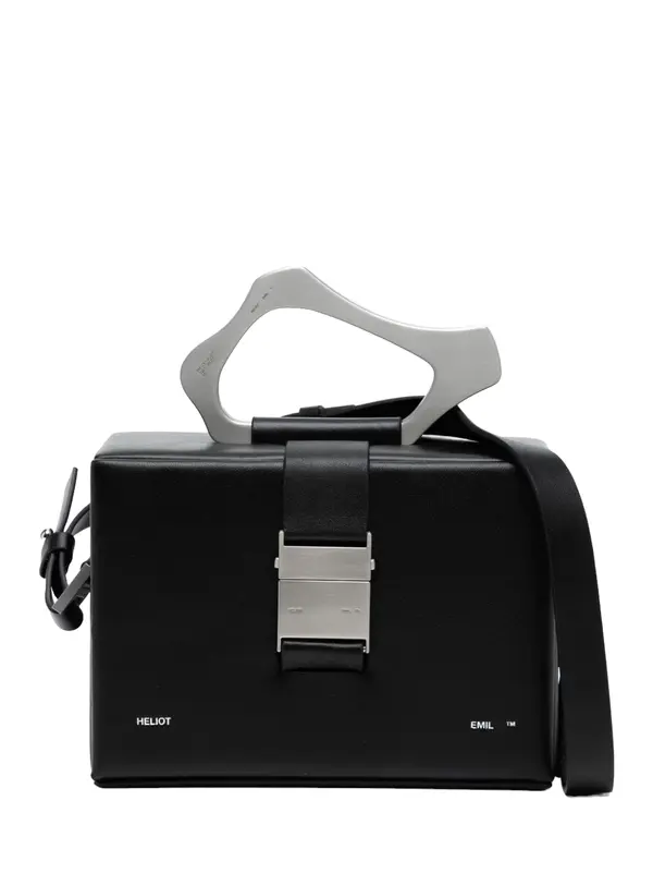 HELIOT EMIL Leather Shoulder Bag - Black