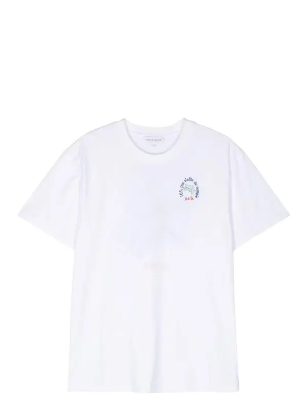 Maison Labiche Vielle Du Temple Organic Cotton T-shirt - White