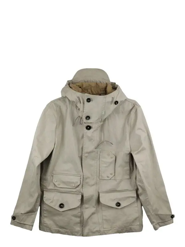TEN C Smock Hooded Windbreaker - Neutrals