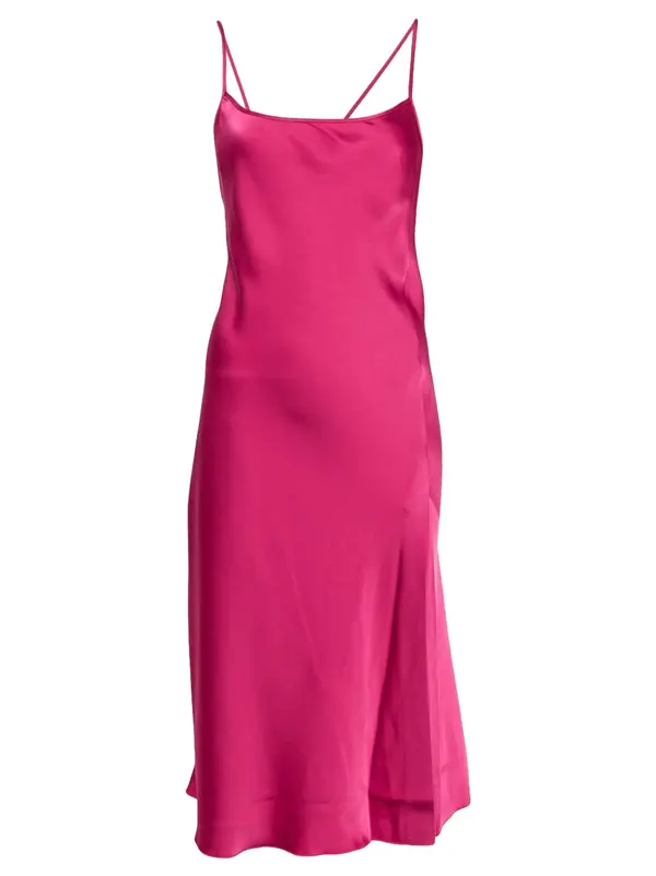 STOCKHOLM SURFBOARD CLUB Asymmetric Midi Dress - Pink
