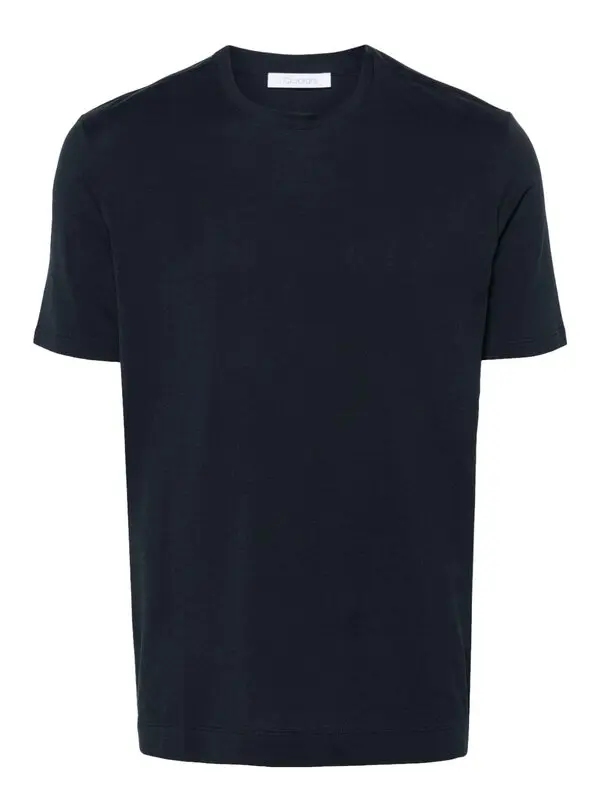 CRUCIANI Cotton-blend T-shirt - Blue