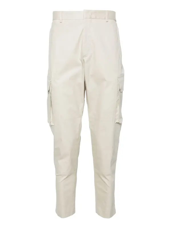 PT TORINO Tapered-leg Cargo Trousers - Neutrals