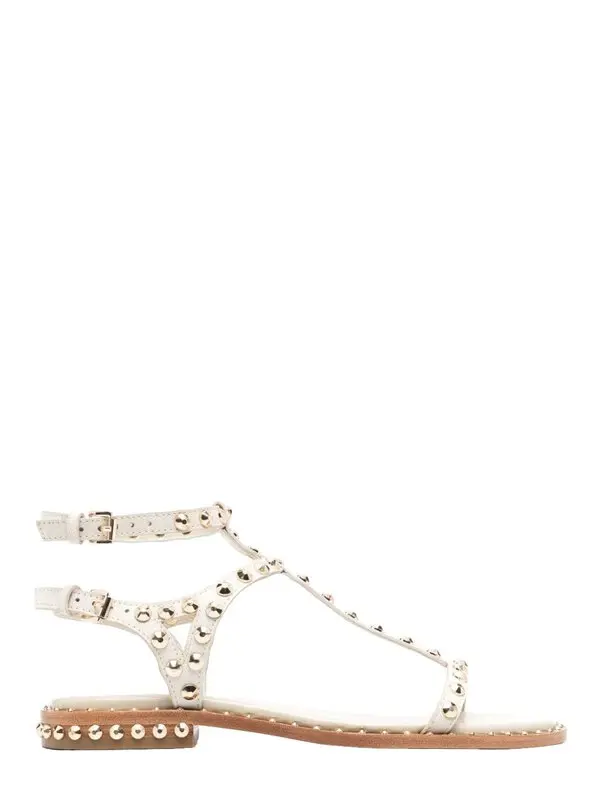 Ash Panic Stud-embellished Sandals - Neutrals