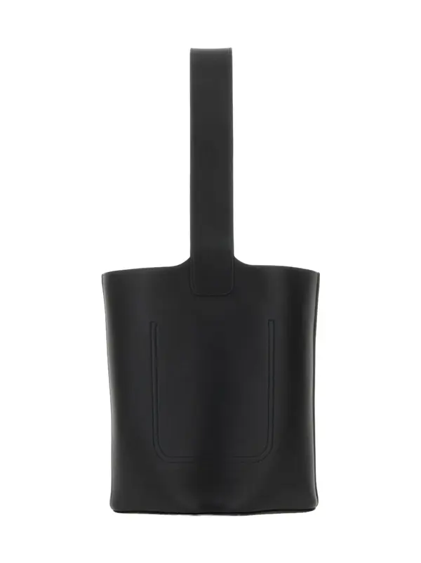 Loewe Medium Pebble Bucket Bag - Black