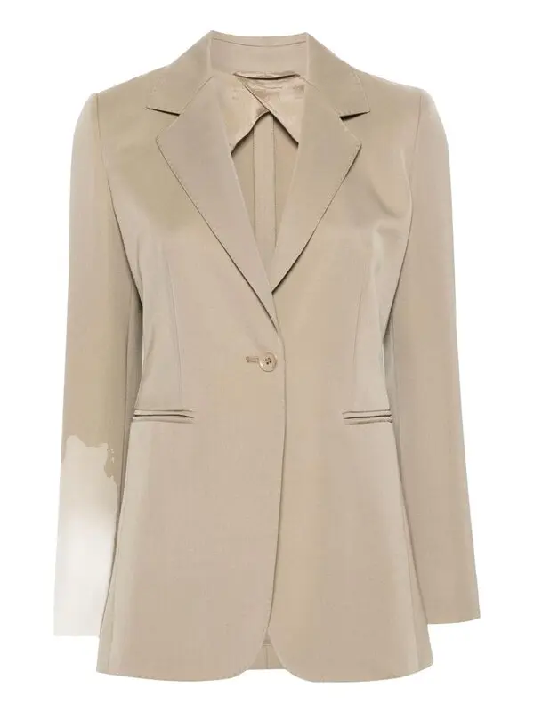 Max Mara Single-breasted Blazer - Neutrals