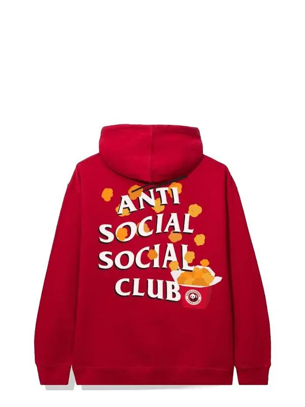 ANTI SOCIAL SOCIAL CLUB X Panda Express Hoodie - Red
