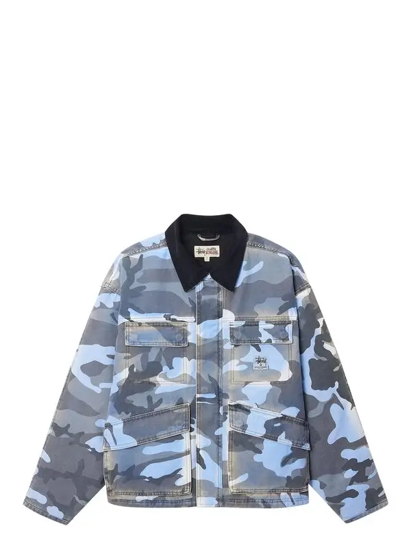 StÜssy Spray Dye Canvas Jacket - Multicolor